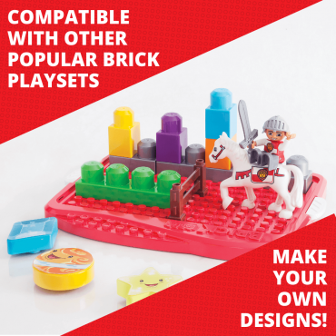 Brick Mates - Lock and Learn - Farm - Shape Sorter Matching Blocks ...